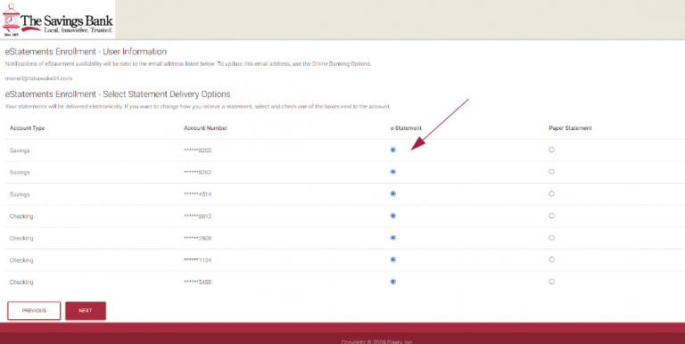 FAQ - Estatements – The Savings Bank – Massachusetts