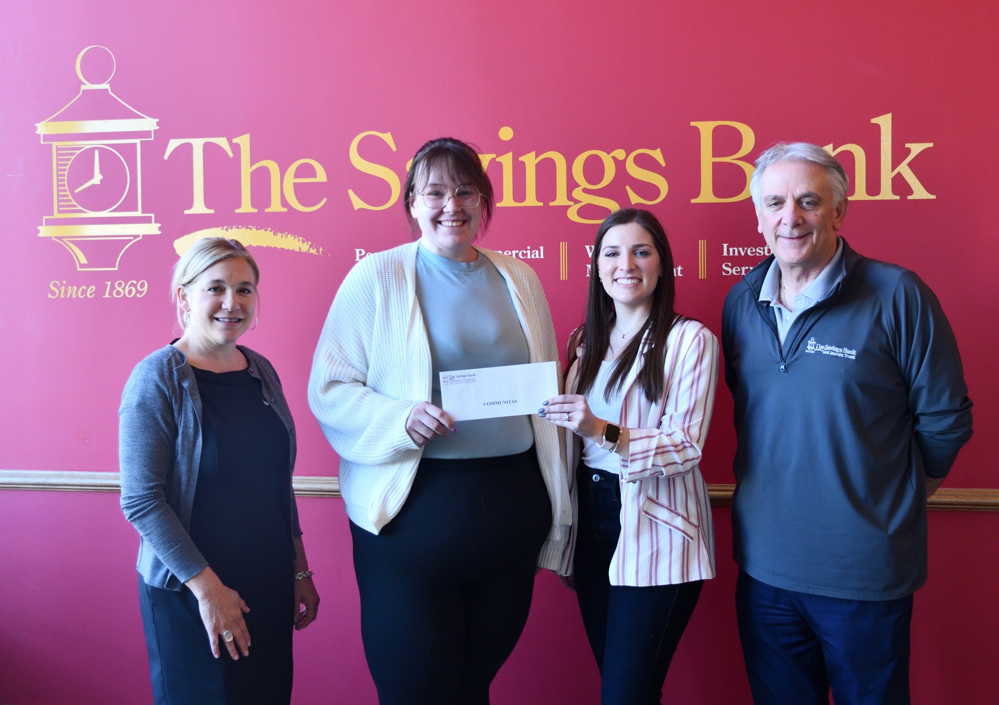 Communitas presented a financial award from The Savings Bank Charitable Foundation – The Savings ...